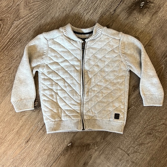 Zara | Shirts & Tops | Zara Zip Knit Sweater | Poshmark